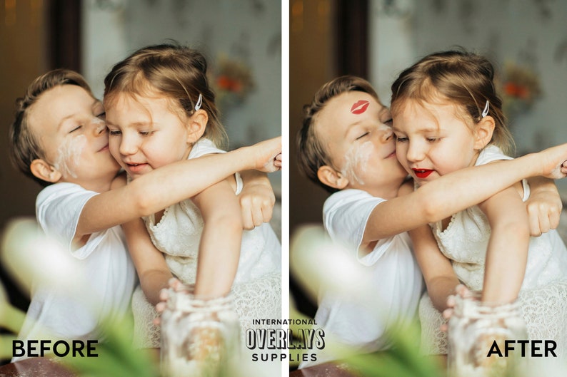 43 KISSES Overlays, PNG Files, Photoshop Overlay, Photoshop Overlays ...