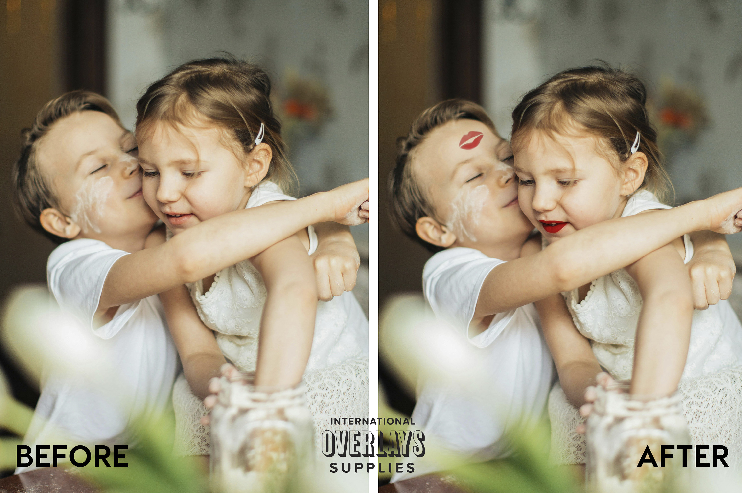 43 KISSES Overlays, PNG Files, Photoshop Overlay, Photoshop Overlays ...