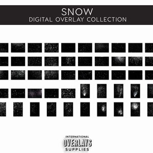 SNOW OVERLAYS, Photoshop Overlays, Snow, Blowing Snow, Snow Overlay ...