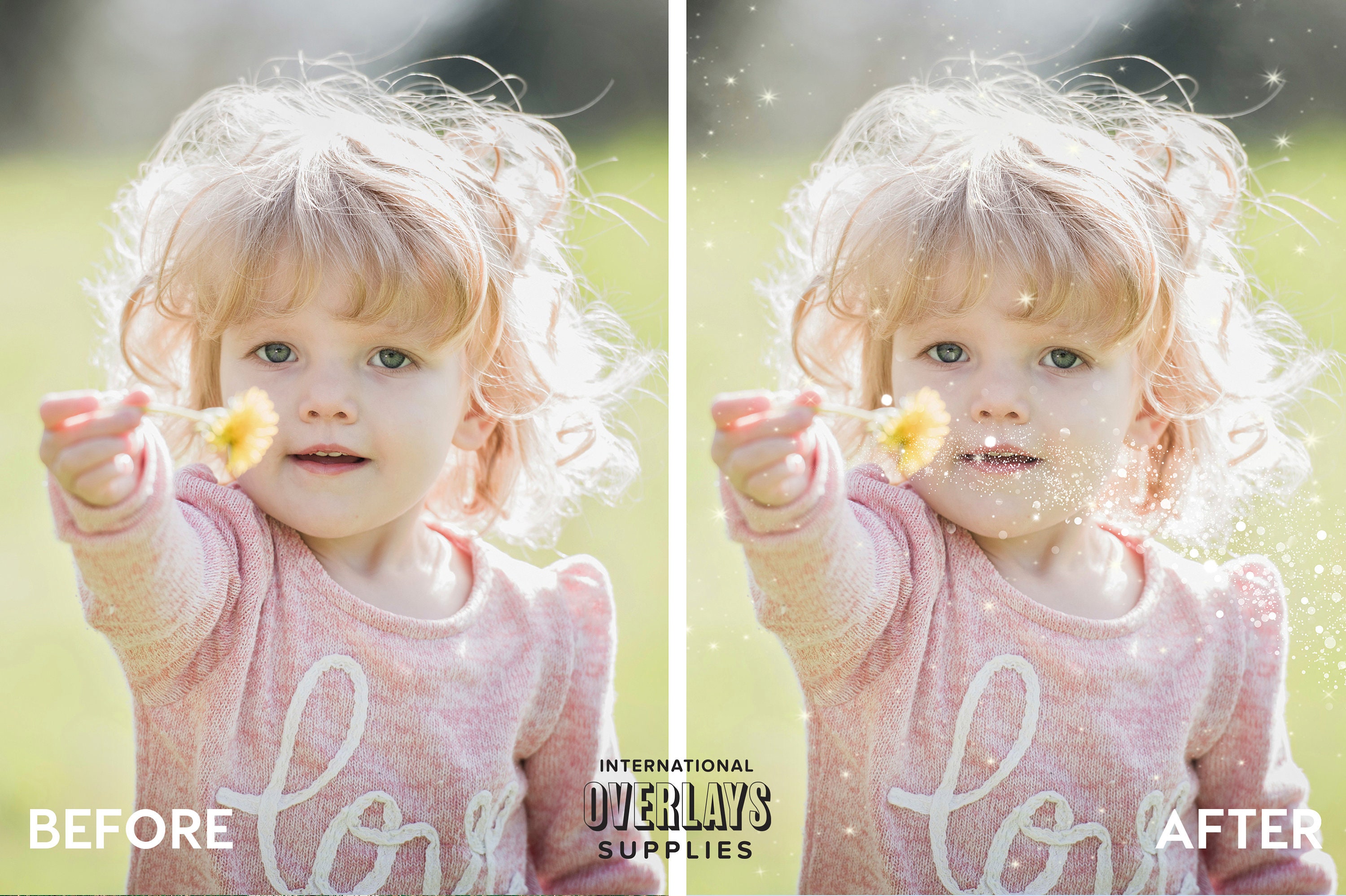 FAIRY DUST Photoshop Overlays, Glitter Overlays, Pixie Dust, Magical ...