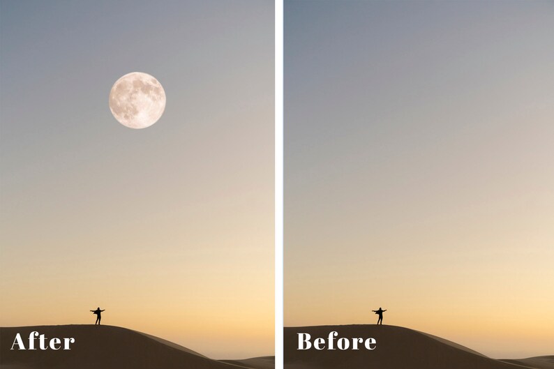 MOON OVERLAYS, Photoshop Overlays, Moon Overlay, Sky Overlay, Moons ...
