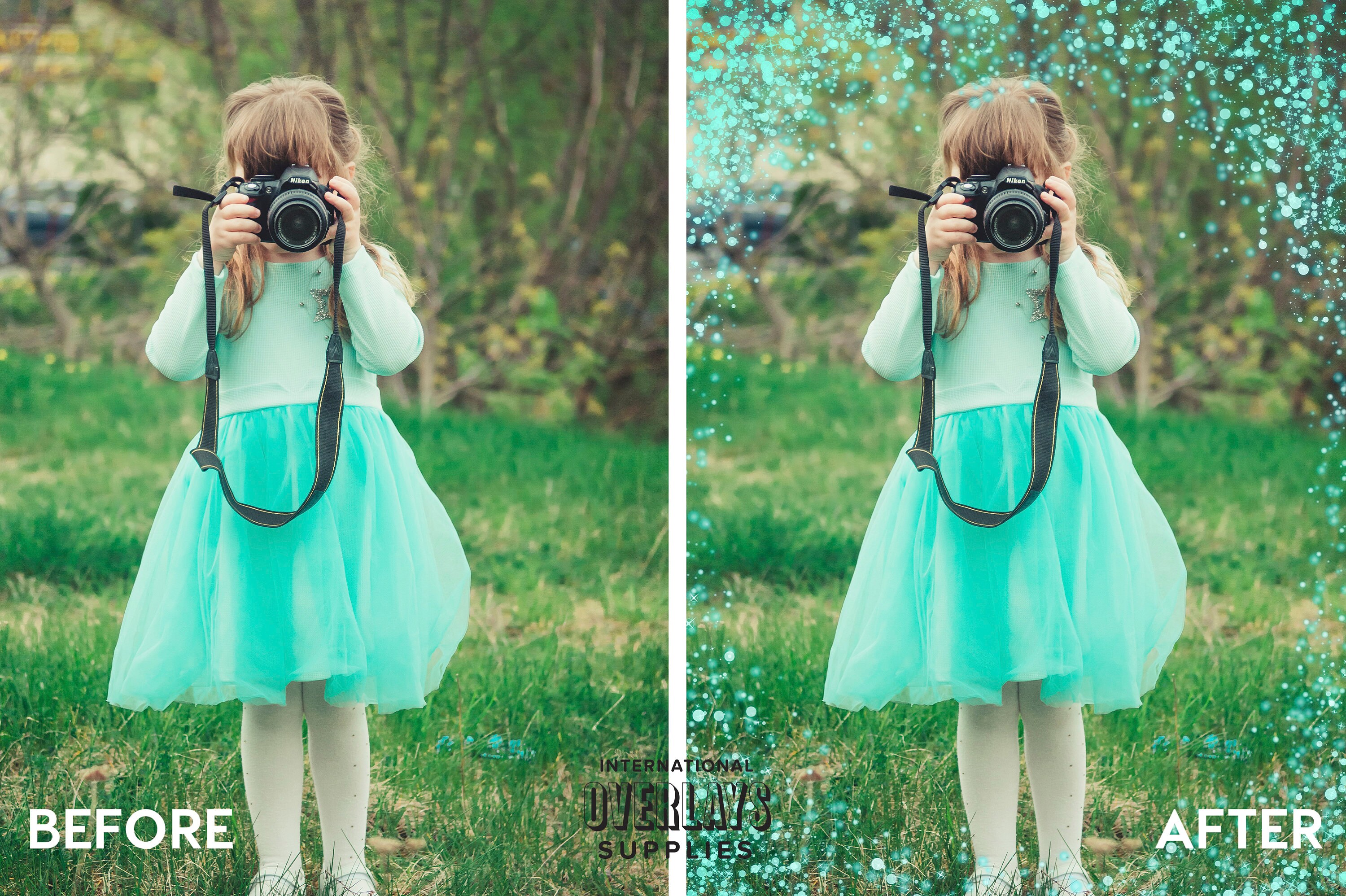 FAIRY DUST Photoshop Overlays, Glitter Overlays, Pixie Dust, Magical ...