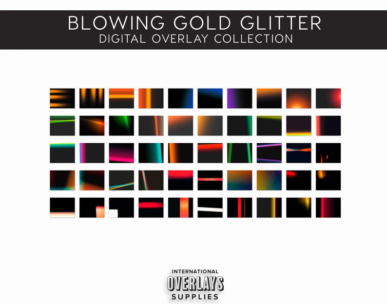 LIGHT LEAKS OVERLAYS, Photoshop Overlays, Light Leak, Light Leak ...