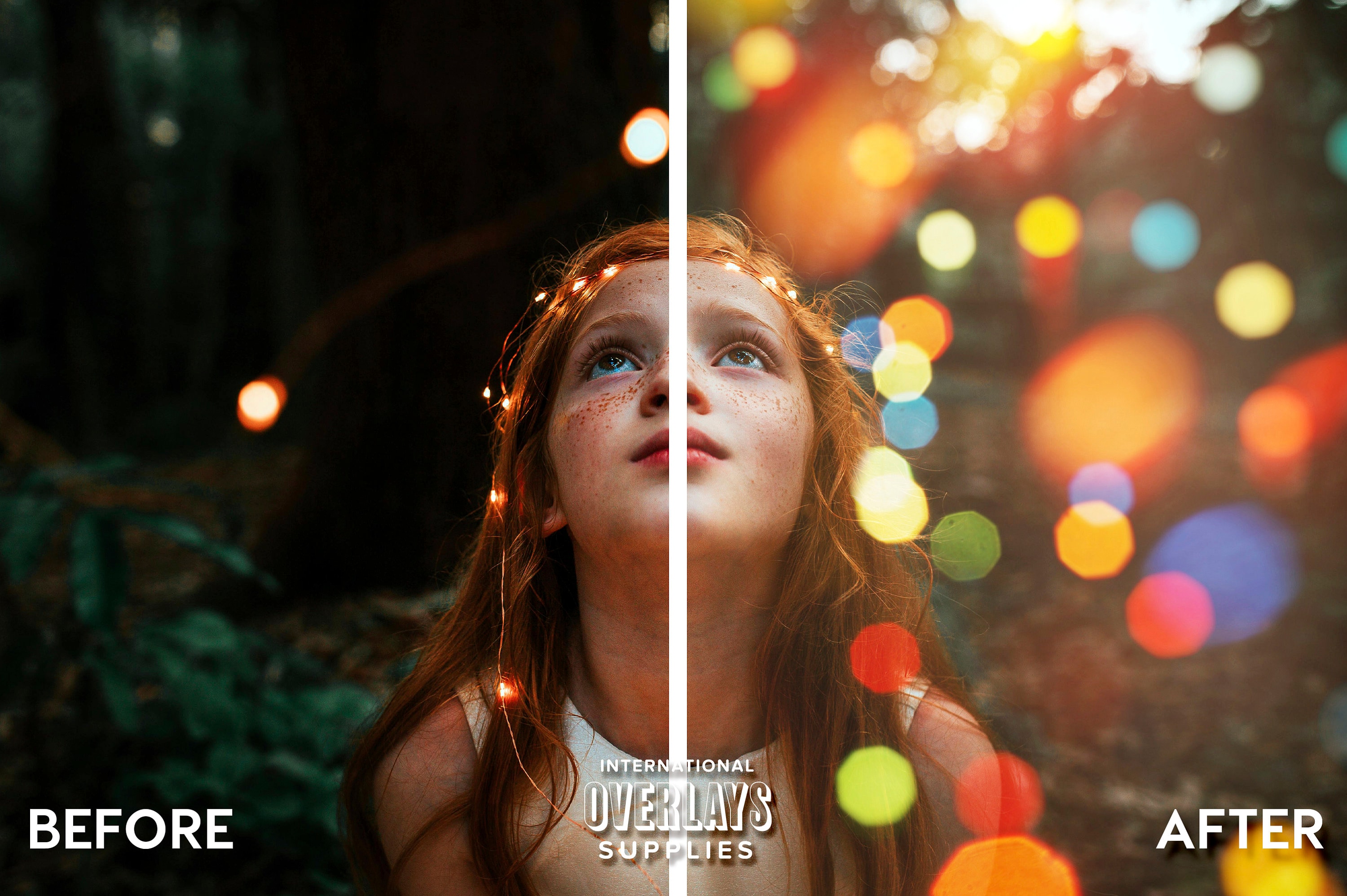 60 BOKEH LIGHTS Overlays, Photoshop Overlay, Gold Bokeh, Sparkle Light ...