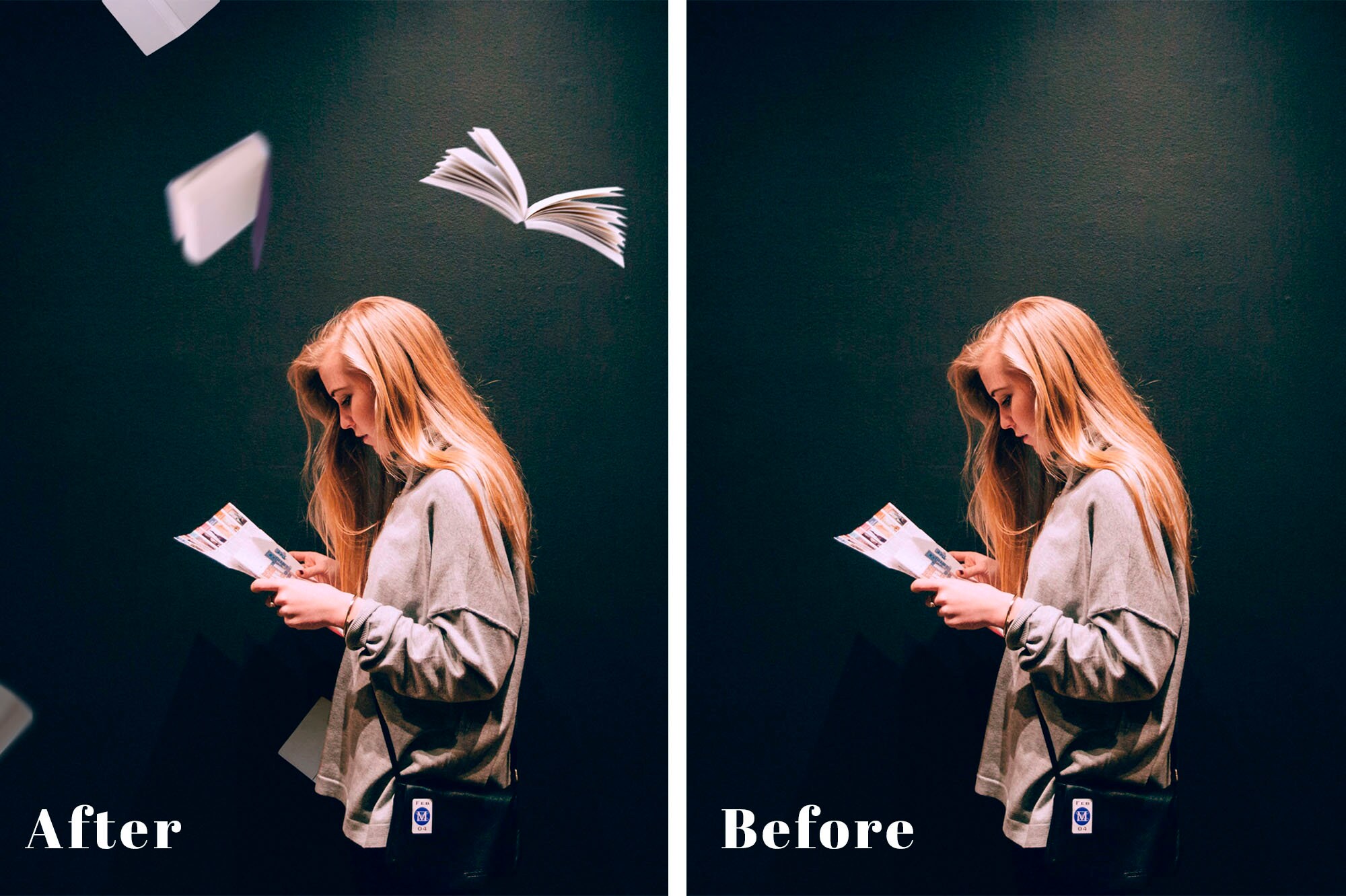 FLYING BOOKS OVERLAYS, Flying Books, Photoshop Overlays, Books Overlays ...
