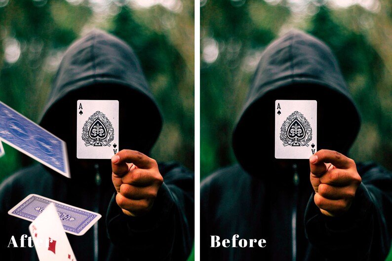 FLYING CARDS OVERLAYS, Poker Cards, Photoshop Overlays, Cards Overlays ...
