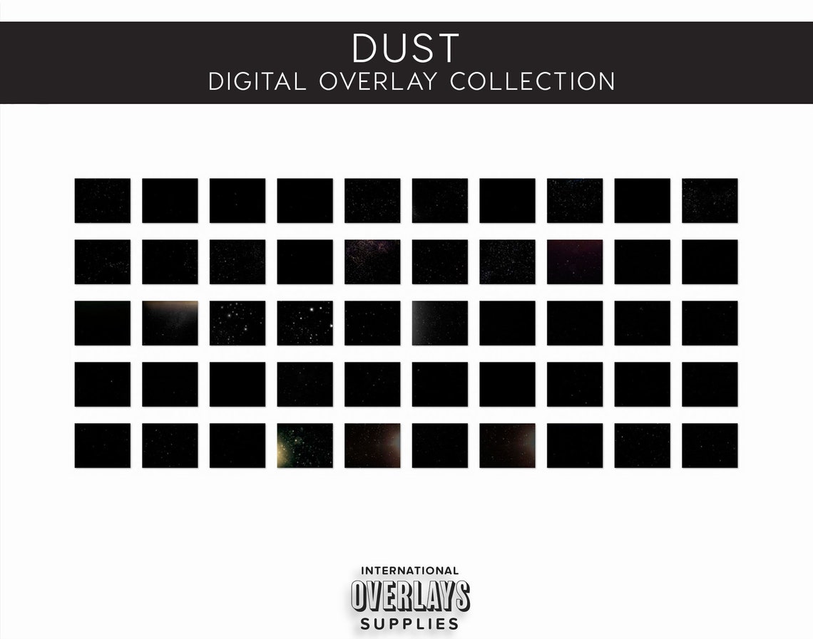 DUST OVERLAYS, Photoshop Overlays, Dust, Glitter, Dust Overlay, Dust ...