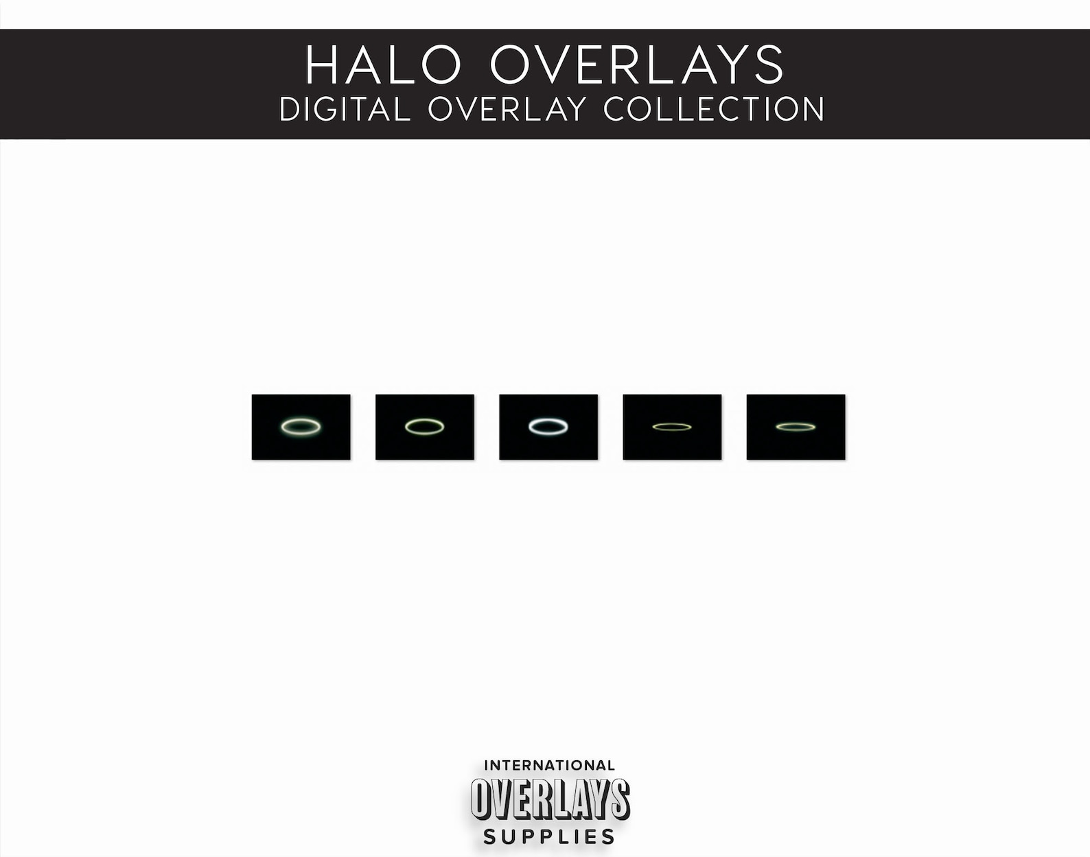 HALO OVERLAYS, Photoshop Overlays, Halo, Halo Overlay, Digital Halo ...