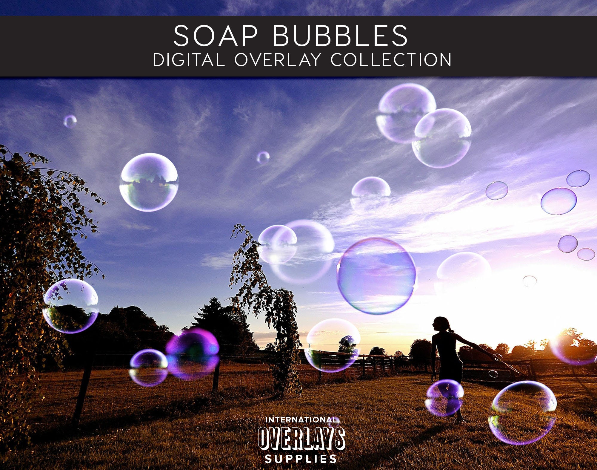 SOAP BUBBLES OVERLAYS, Photoshop Overlays, Bubbles, Blowing Bubbles ...