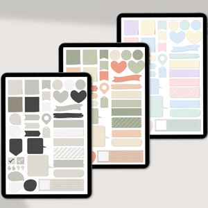 Buy 320 Goodnotes Sticky Notes, Digital Goodnotes Stickers, Planner ...