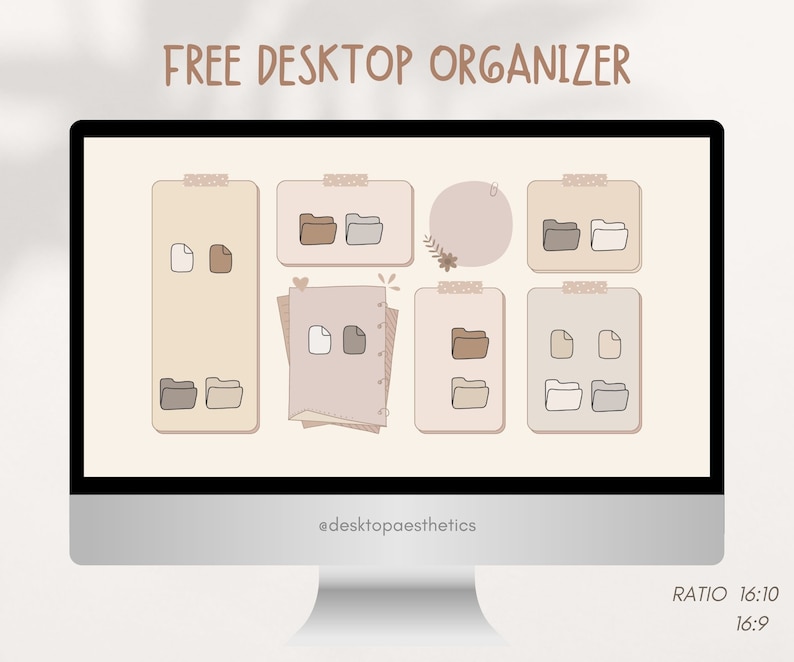 1000 CUTE Desktop Folder Bundle FREE Desktop Organizers - Etsy