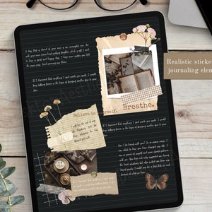 Buy 180 Digital Journal Stickers | Pre-cropped Goodnotes Stickers ...