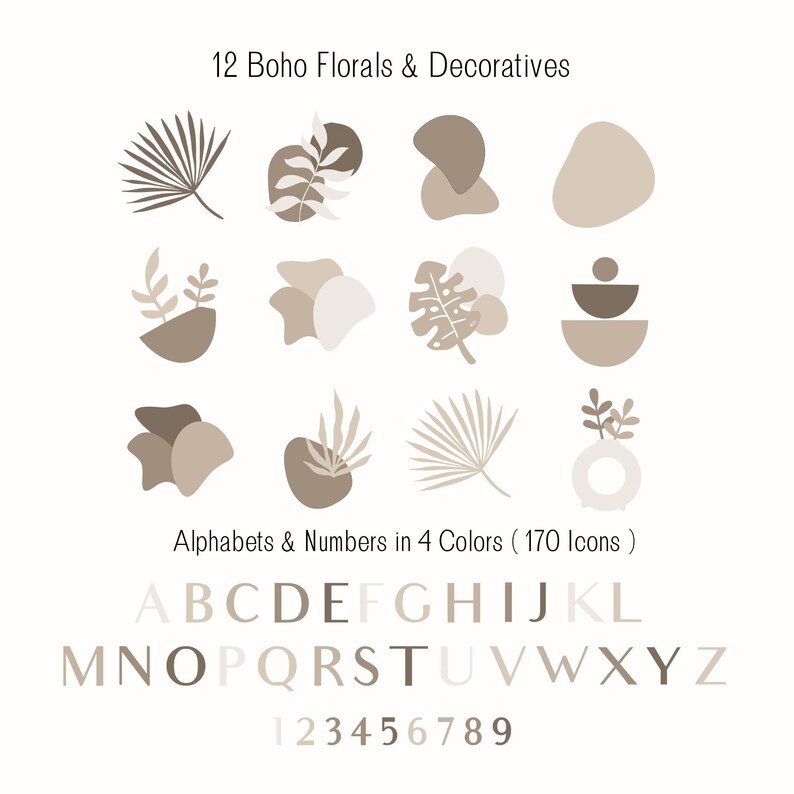 200 Neutral Desktop Folder Icons for Mac Windows Boho | Etsy