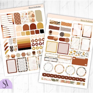 650 Boho Vibe Digital Stickers Bundle for Goodnotes, PNG Stickers, Pre ...