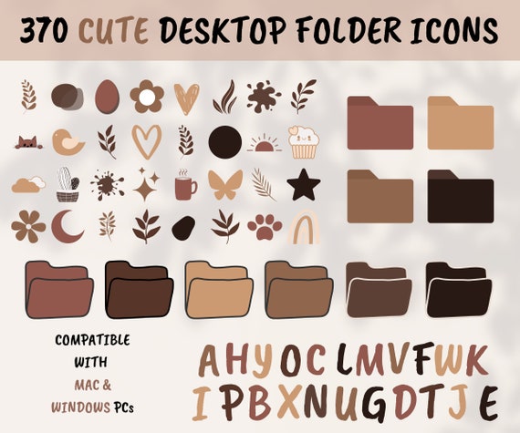 370 Coffee Desktop Folder Icons Cute Desktop Bundle for Mac - Etsy