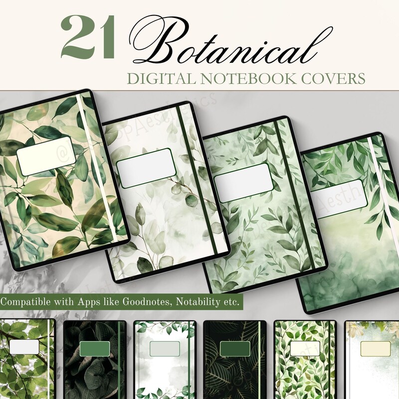 Botanical Planner - Etsy