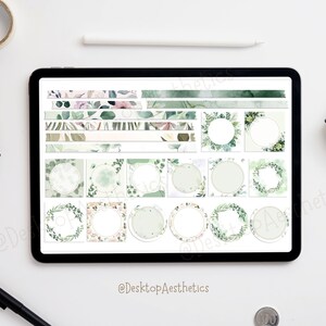 650 Botanical Digital Stickers BUNDLE, Pre-cropped Goodnotes Stickers ...