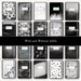 Buy 22 Black and White Digital Notebook Covers for Goodnotes ...