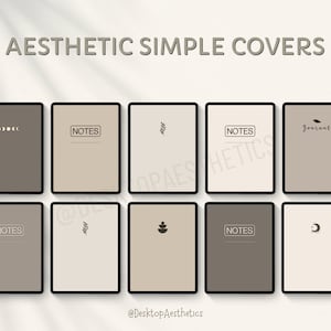 20 Minimalist Boho Digital Notebook Covers | Goodnotes Digital Covers ...