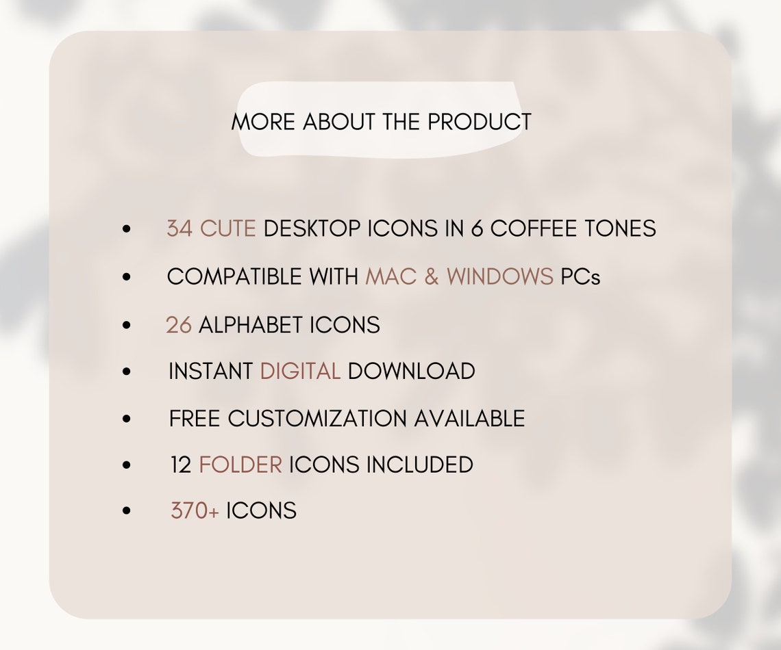 370 Coffee Desktop Folder Icons Cute Desktop Bundle for Mac - Etsy