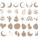 180 Boho Folder Icons for MAC and WINDOWS Computers, Mystic Boho ...