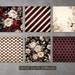 Elegant Burgundy Digital Paper Pack | Vintage | 12 Printable Scrapbook ...