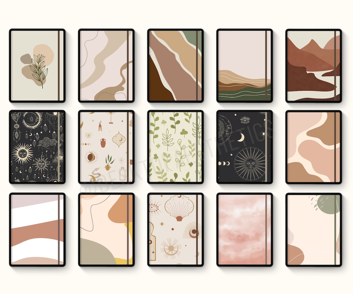 175 Boho Notebook Cover BUNDLE Goodnotes Digital Covers - Etsy