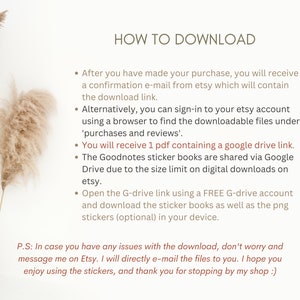 1200 Boho Chic Digital Stickers Bundle for Goodnotes, PNG Stickers, Pre ...