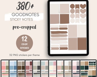 320 Goodnotes Sticky Notes Digital Widgets for Notebook | Etsy