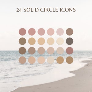 72 Skin Tones Desktop Folder Icons for MAC and WINDOWS | Circle and ...
