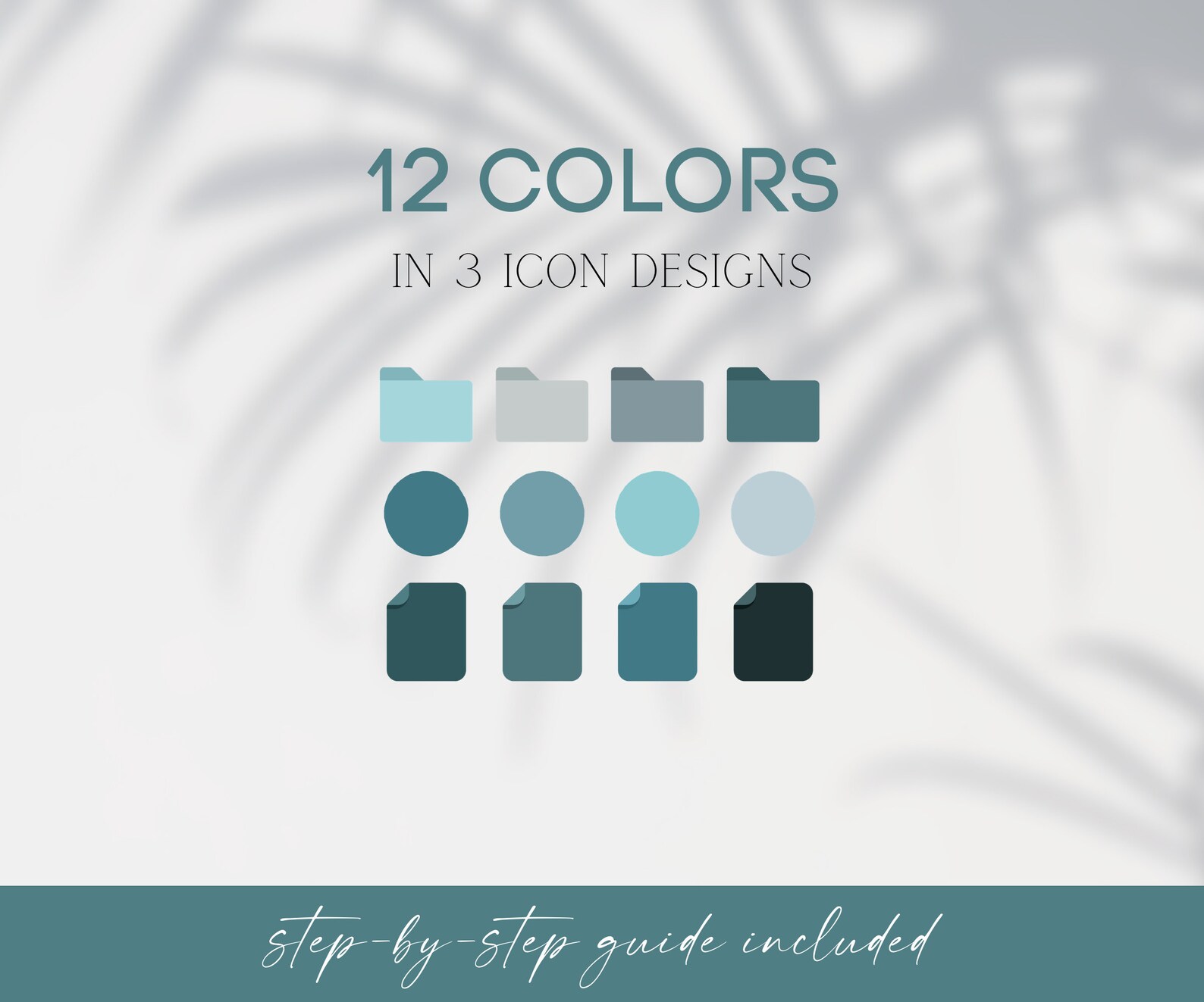 36 BLUE Desktop Folder Icons With Free Wallpaper Organizer for MacBook ...