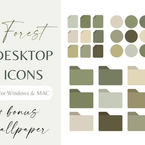 36 Gothic Desktop Folder Icons With Free Wallpaper Organizer - Etsy