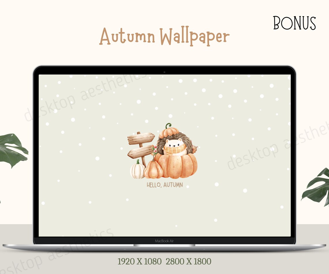 38 Cozy Autumn Desktop Folder Icons Fall Aesthetic Icons - Etsy