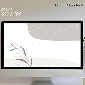 Minimalist Boho Wallpaper | HD Mac Wallpaper | Neutral Boho Digital ...