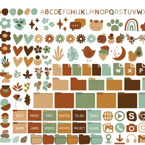 180 VINTAGE Desktop Folder Icons With Free Desktop Organizers for Mac ...