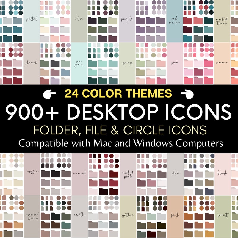 Desktop Icons - Etsy