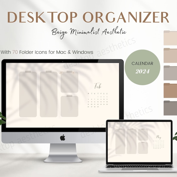 Desktop Organizer Wallpaper - Etsy