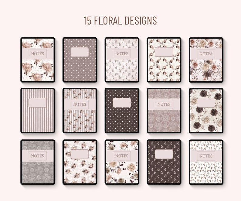 45 Pretty Goodnotes Covers Digital Notebook Covers - Etsy