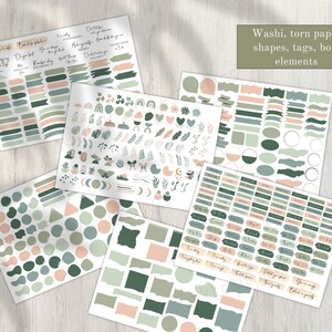 650 Botanical Digital Stickers BUNDLE, Pre-cropped Goodnotes Stickers ...