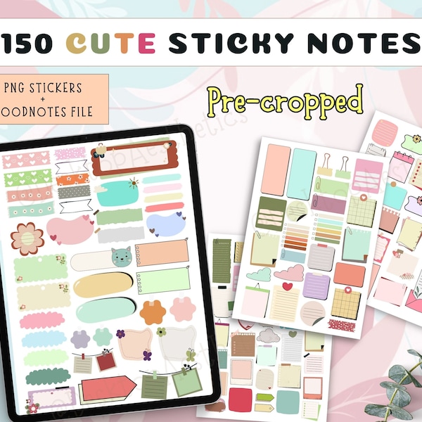 Cute Sticky Notes - Etsy