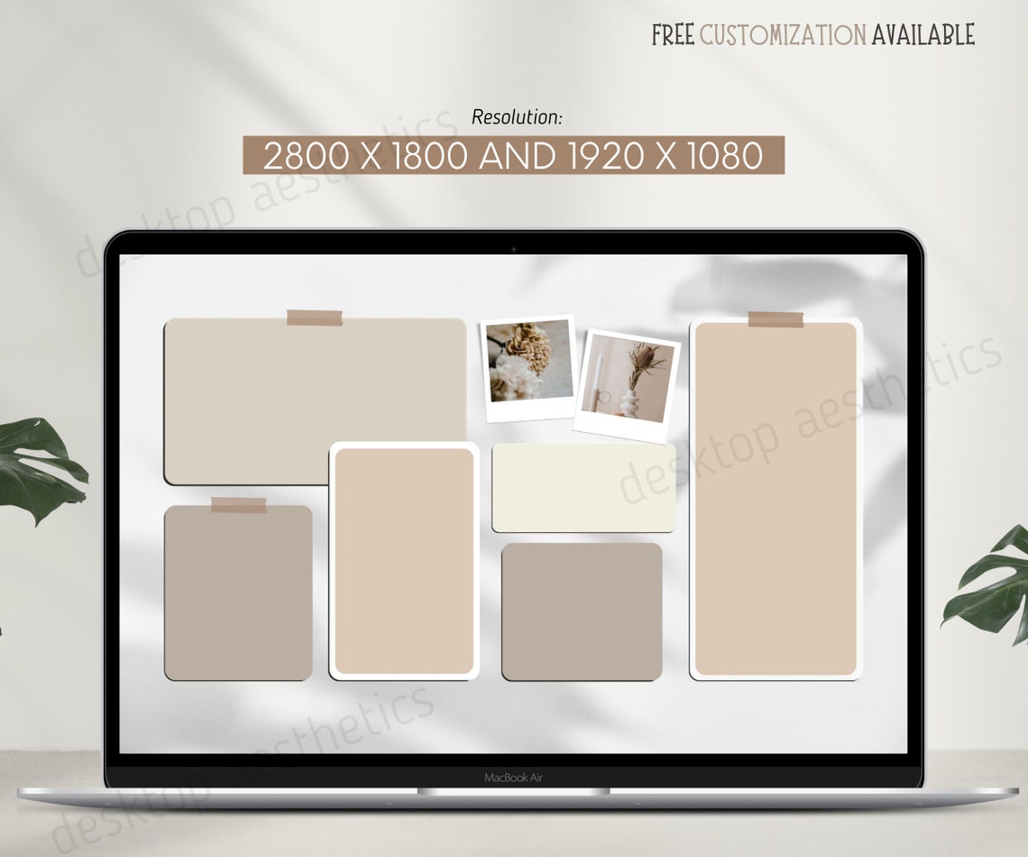 180 Desktop Neutral Folder Icons With Free Desktop Organizers - Etsy