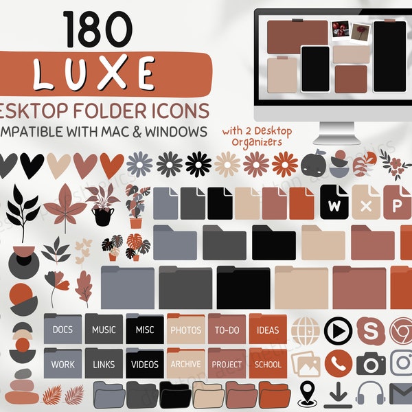View Desktop Icons by DesktopAesthetics on Etsy