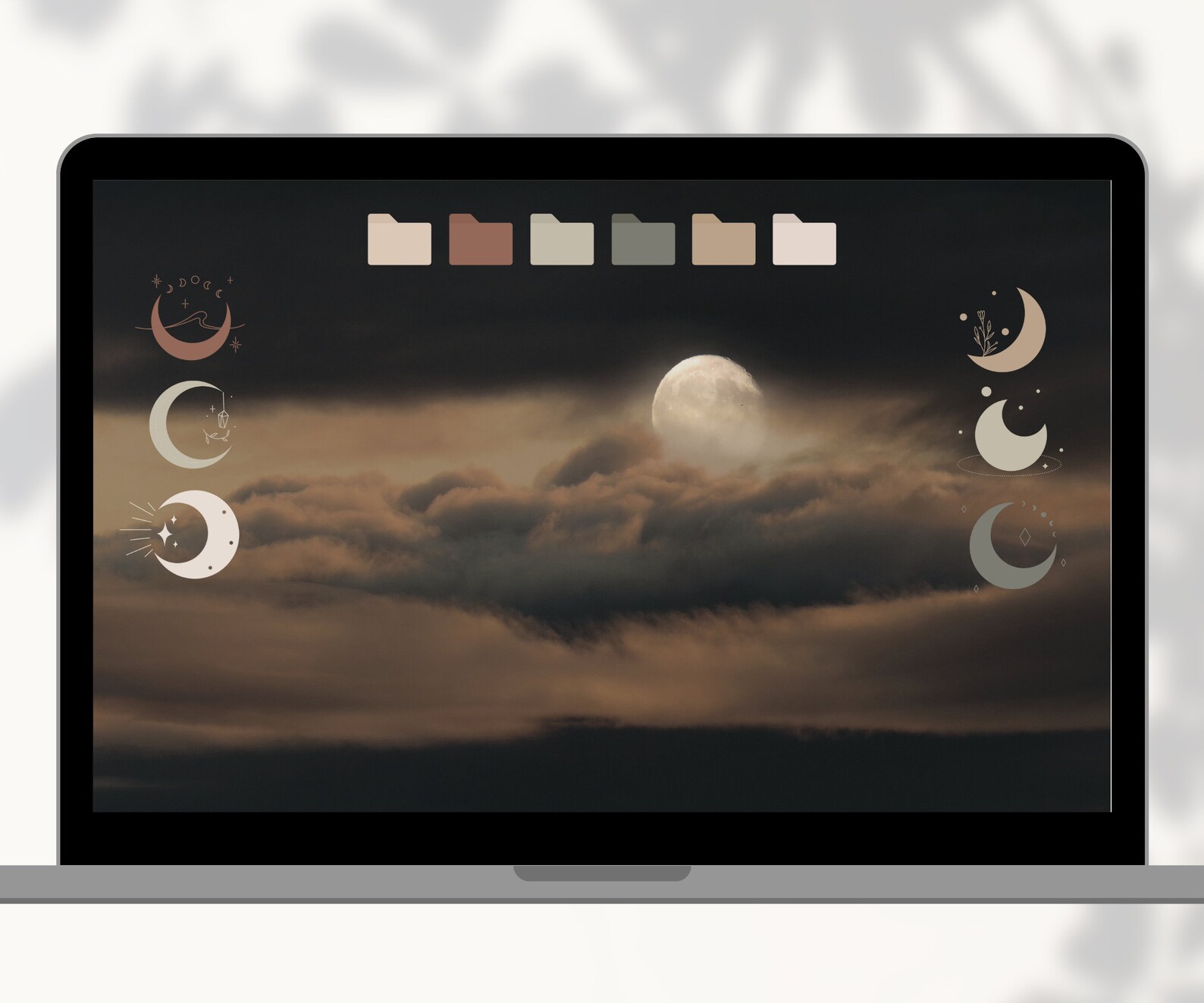 180 Boho Folder Icons for MAC and WINDOWS Computers Mystic | Etsy