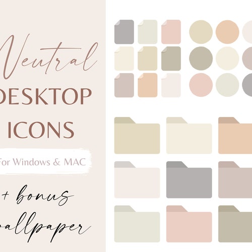 36 Gothic Desktop Folder Icons With Free Wallpaper Organizer - Etsy