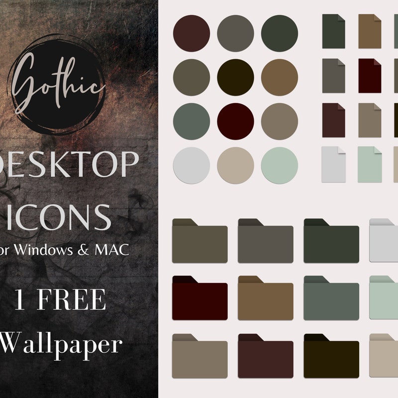 Gothic Wallpaper - Etsy