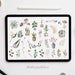 Boho Botanical Digital Stickers, Pre-cropped Goodnotes Stickers | 53 ...
