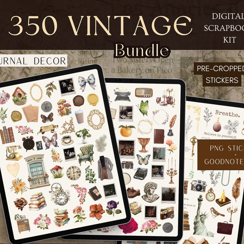 Scrapbook Stickers - Etsy