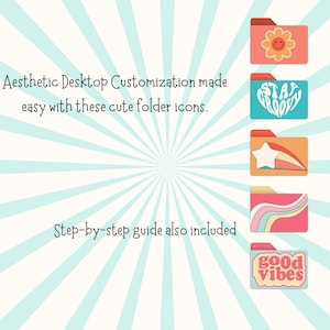 70 Cute Retro Folder Icons for MAC and WINDOWS Desktop Customization ...