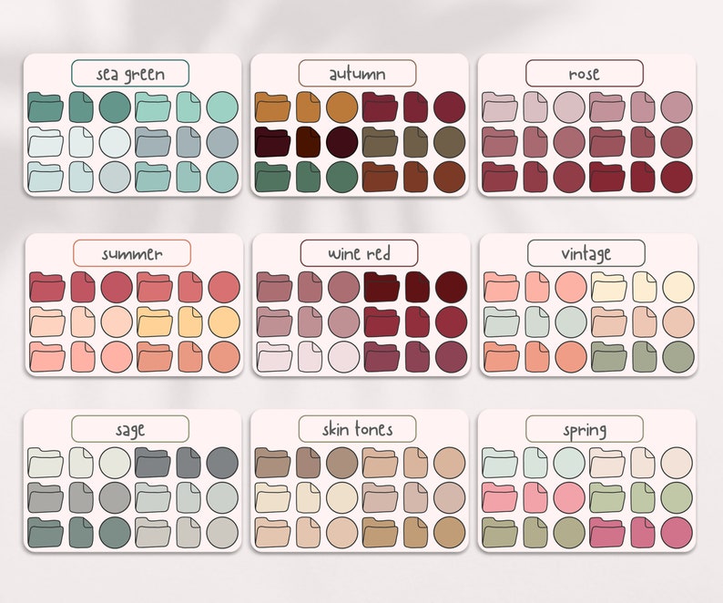 1000 CUTE Desktop Folder Bundle FREE Desktop Organizers - Etsy