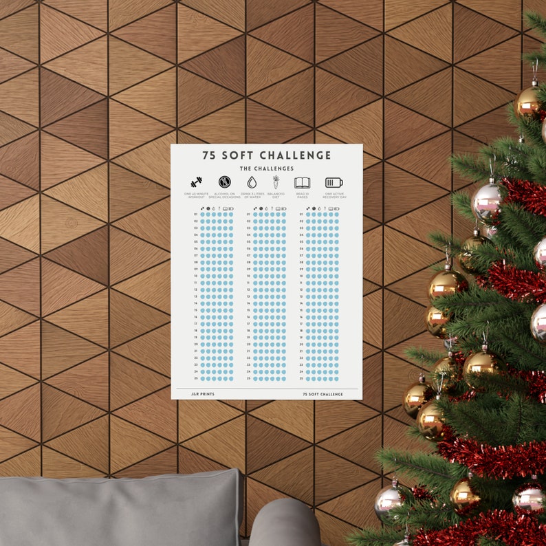 75 Soft Challenge - Wall Poster - Etsy
